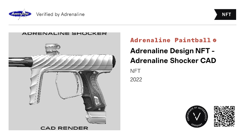 Adrenaline Paintball | Adrenaline Design NFT - Adrenaline Shocker CAD ...