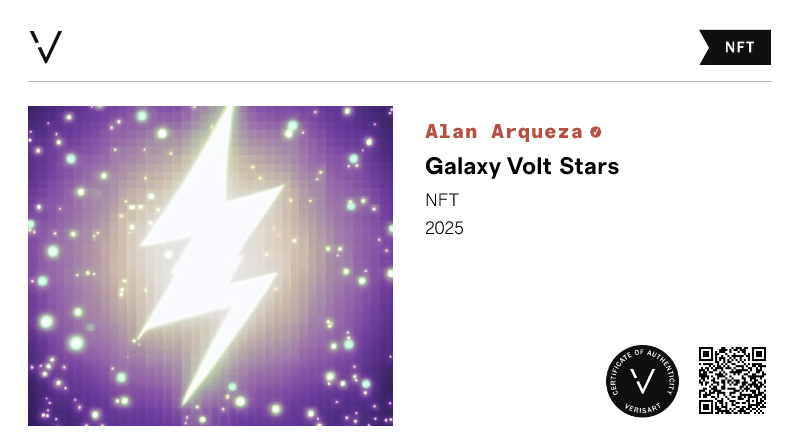Alan Arqueza | Galaxy Volt Stars | View certificate