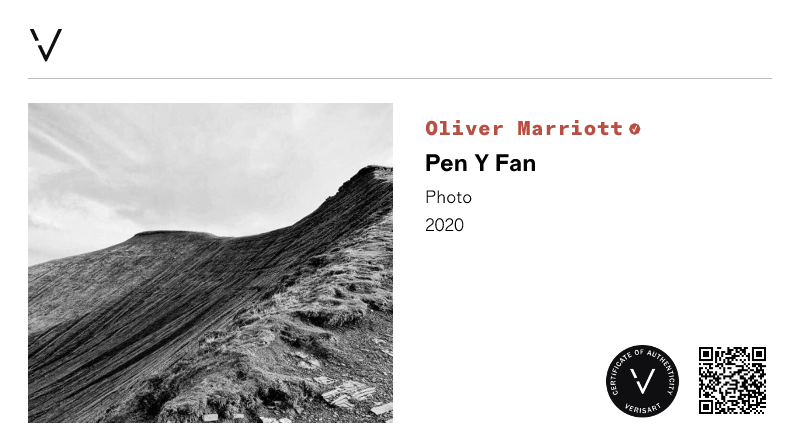 Oliver Marriott | Pen Y Fan | View certificate