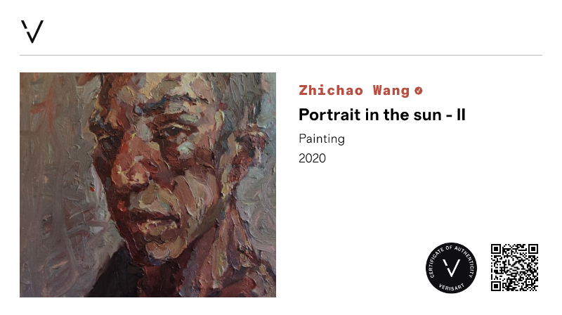 Zhichao Wang | Portrait in the sun - II | View certificate