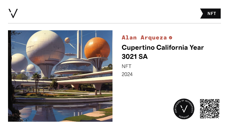 Alan Arqueza | Cupertino California Year 3021 SA | View certificate