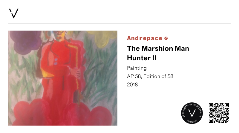 Andrepace | The Marshion Man Hunter !! | View certificate