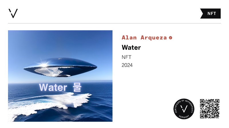 Alan Arqueza | Water | View certificate
