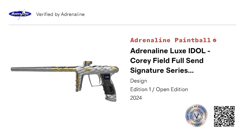 Adrenaline Paintball | Adrenaline Luxe IDOL - Corey Field Full Send ...