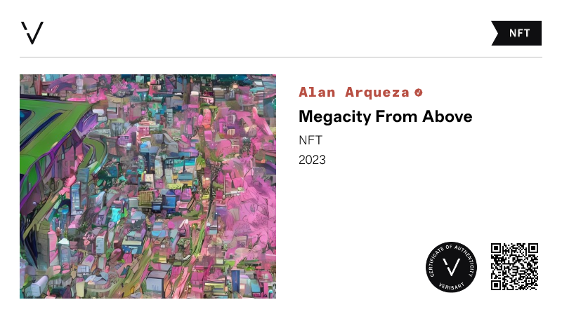 Alan Arqueza | Megacity From Above | View certificate