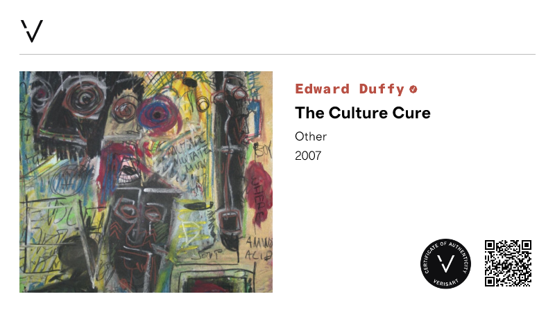 Edward Duffy | The Culture Cure | View certificate