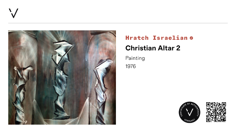 Hratch Israelian | Christian Altar 2 | View certificate
