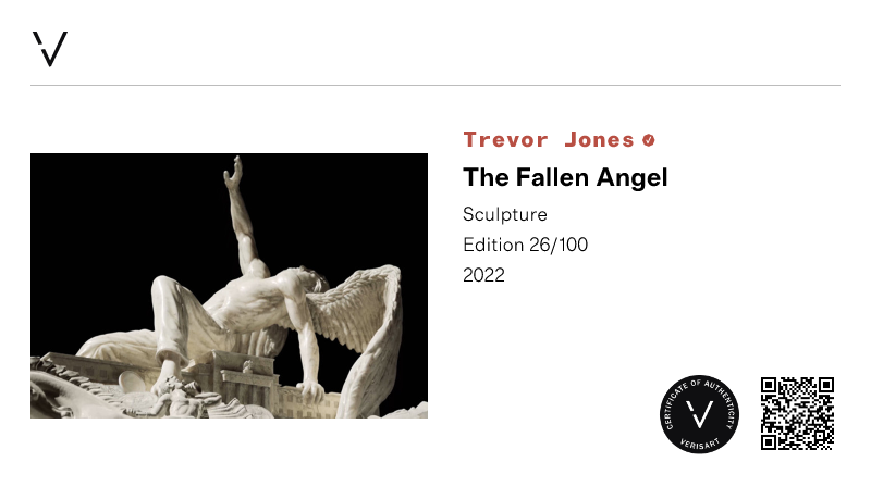 Trevor Jones | The Fallen Angel | View certificate
