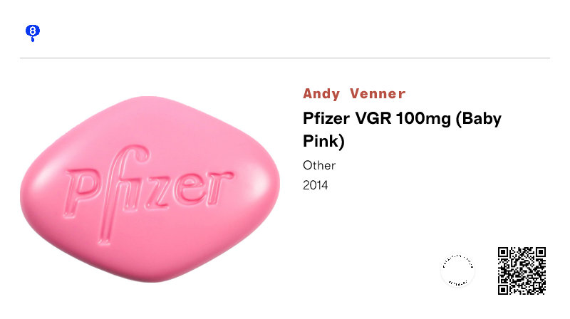 Andy Venner | Pfizer VGR 100mg (Baby Pink) | View certificate